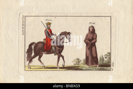 Military Orders. 12th century. From left to right: Knights Templar ...
