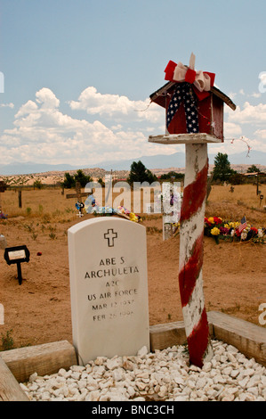 Graveyard in Espanola, New Mexico USA Stock Photo - Alamy