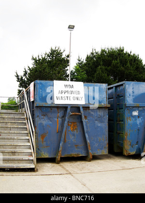 a local council run waste recycling center near redruth in cornwall ...