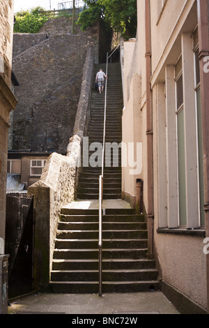 Jacob's ladder steps in Falmouth Cornwall UK Stock Photo - Alamy