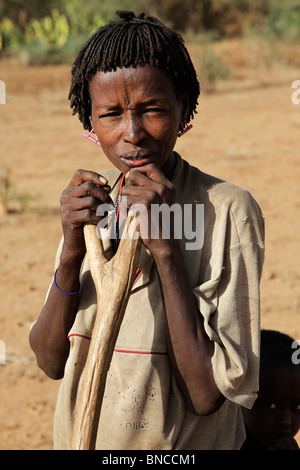 Portrait of a Tsemai tribal woman in Southern Ethiopia Stock Photo - Alamy