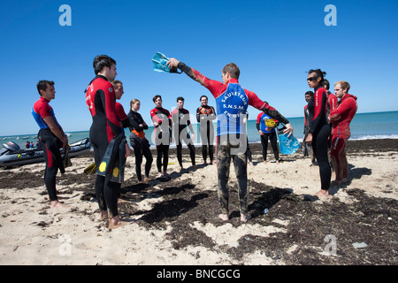 Training of the "SNSM" lifeguards (French equivalent of RNLI in UK ...