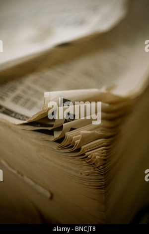 An obsolete paper telephone directory Stock Photo - Alamy