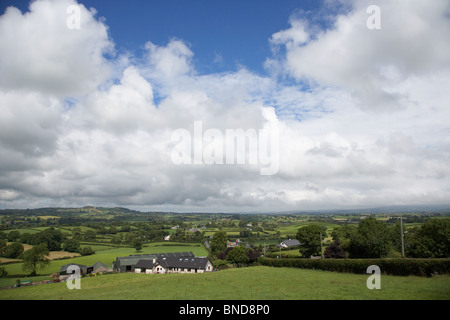 rural farming landscape near Rathfriland county down northern ireland ...