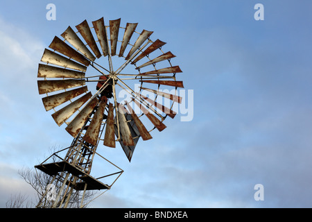 Rusty old windmill, Jan 2010 Stock Photo - Alamy