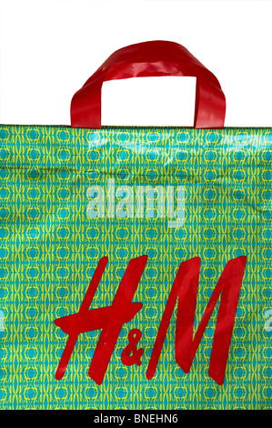 H&M plastic carrier bag Stock Photo - Alamy