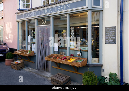 traditional old English village grocers front shop awning established ...