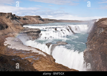 Iceland, West Iceland, Gullfoss, waterfall Stock Photo - Alamy