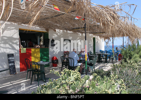 Ta' Fra Ben beach cafe bar, Qawra Point, Ras il-Qawra, Buġibba, Salina ...