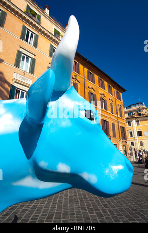Cow parade, Rome Italy Stock Photo - Alamy