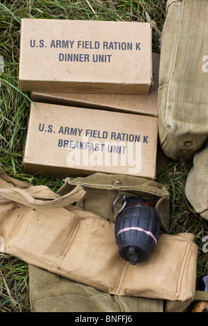 US Army field K rations the breakfast unit Stock Photo - Alamy