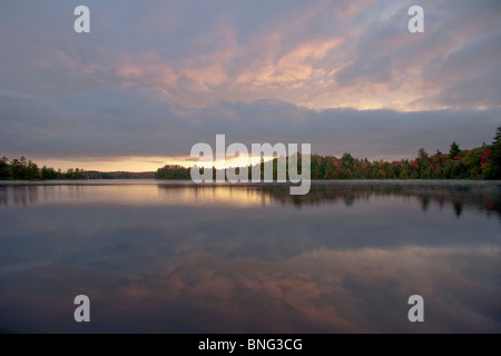 Lake in a forest, Craig Lake, Craig Lake State Park, Baraga County ...