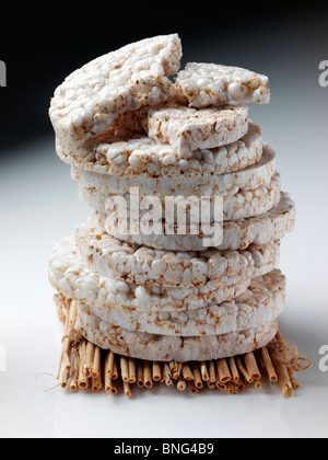 A stack of rice cakes Stock Photo - Alamy