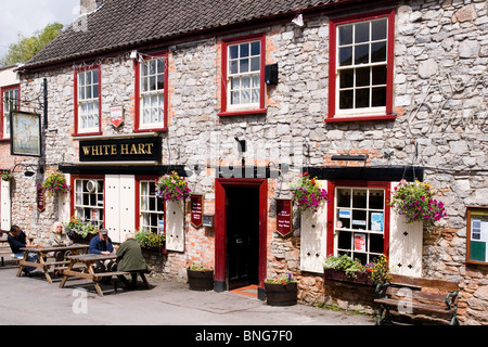Cheddar Gorge, Somerset, England - pub in the 1980s Stock Photo ...