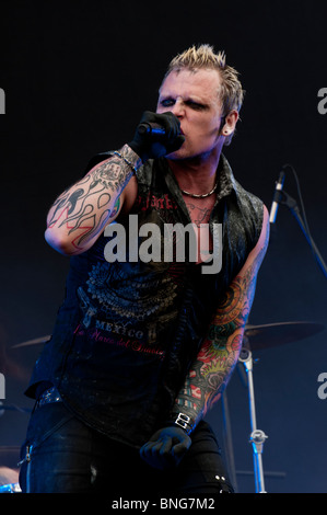 Andy LaPlegua, Combichrist singer Stock Photo - Alamy