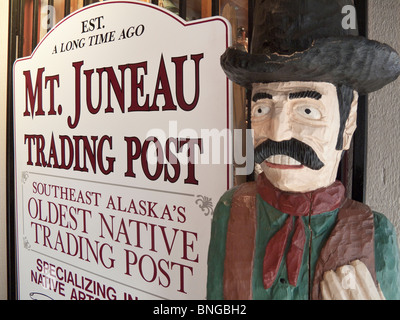 Mt. Juneau Trading Post, Juneau, Southeast Alaska, USA Stock Photo - Alamy