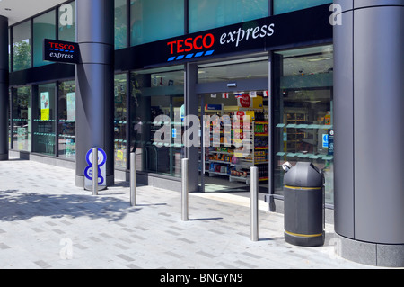 Brand new Tesco store in 1991, in Barrow in Furness, NW England, UK ...