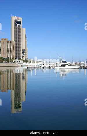 Corpus Christi Texas water in front of city skyline Stock Photo - Alamy