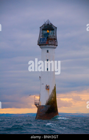 The Bell Rock lighthouse (12 miles off of Arbroath), Angus, Scotland ...