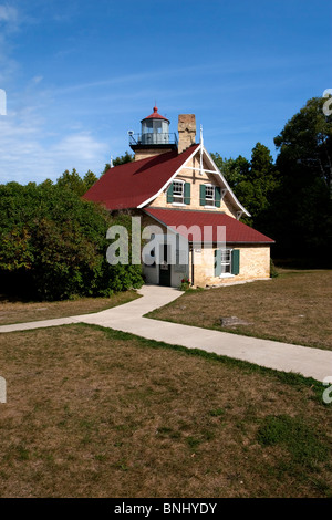 Eagle Bluff Lighthouse Door County Peninsula State Park Wisconsin USA ...