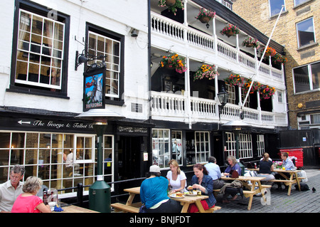 16th century The George Inn, Borough High Street, Southwark, The London ...