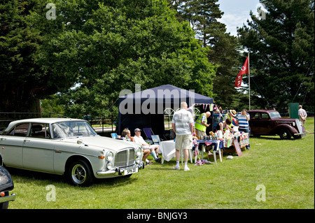 Historic P5 Rover at an enthusiast's rally in Sussex, UK Stock Photo ...