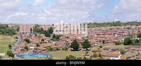 The Whitehawk council-housing estate in Brighton, East Sussex, England ...