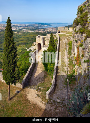 The Fort of Klis entrance Dalmatia Croatia Stock Photo: 20375490 - Alamy