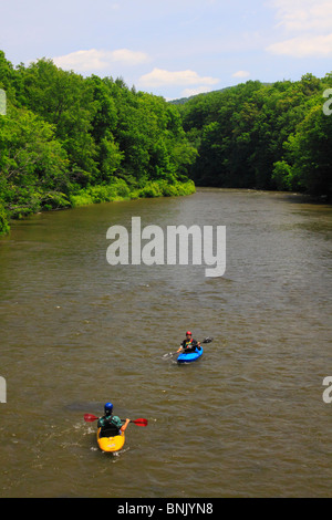 Kayaking on the Youghiogheny Scenic River, Sang Run, Maryland, USA ...