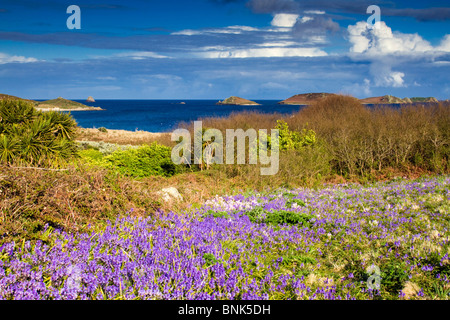 Higher Town Bay and the Eastern Isles from St. Martin's, Isles of ...