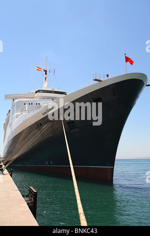 RMS QE2 alongside berth at Kusadasi, Turkey Stock Photo - Alamy
