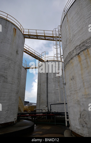 The 'Tank Farm', Wynyard Point industrial storage area on Auckland's ...
