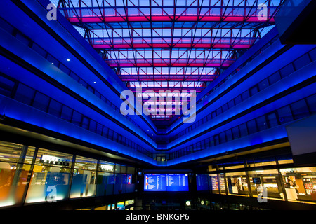 Zug railway station Switzerland canton Zug railway station lighting ...