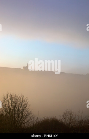 Wheal Junket; Engine House; West Godolphin; Cornwall; UK Stock Photo ...
