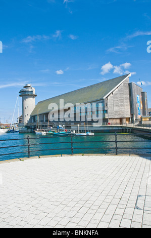 Maritime Museum and marina Falmouth Cornwall England Stock Photo - Alamy