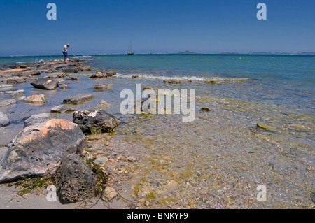 The Mar Menor (little sea) Salt Water Lagoon at Los Alcazares, Murcia ...