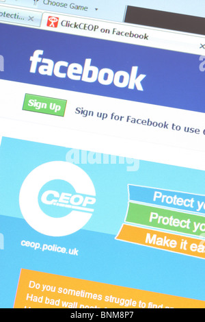 UK Child exploitation and Online Protection (CEOP) report button on ...