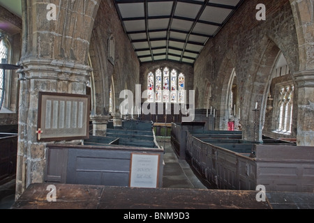 Interior of Holy Trinity church in Cuckfield, West Sussex, England ...