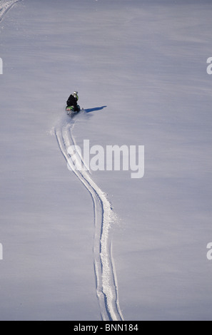 Snowmobile Turnagain Pass Winter Kenai Peninsula AK Stock Photo - Alamy