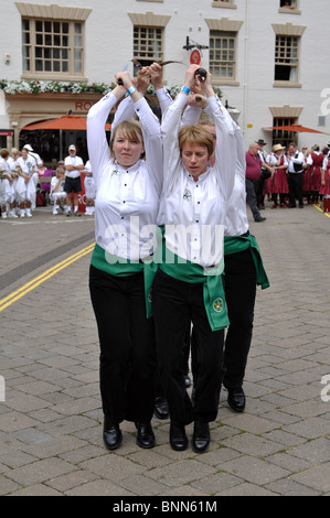 Pengwyn Rapper sword dancers at Warwick Folk Festival Stock Photo - Alamy