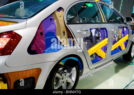 cut section of car body safety bumper Stock Photo - Alamy