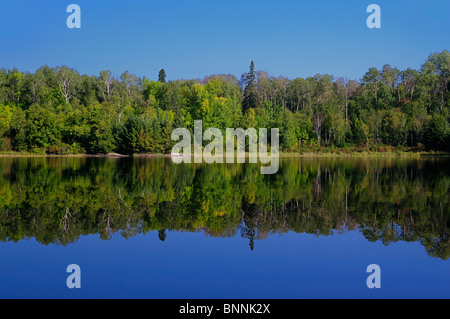Lakes Ash River Area Voyageur National Park Minnesota USA America Stock ...