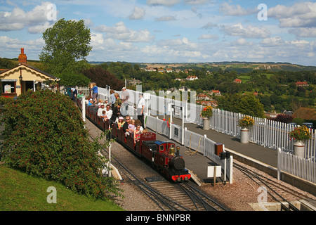 Pecorama Beer Heights Light Railway in Beer Devon England UK Stock ...