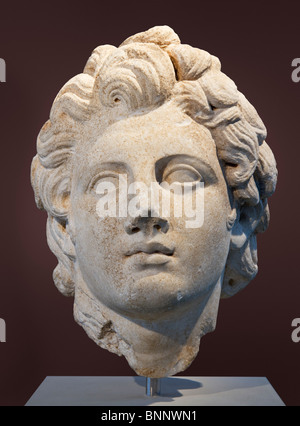 Portrait statue of Alexander the great Stock Photo - Alamy