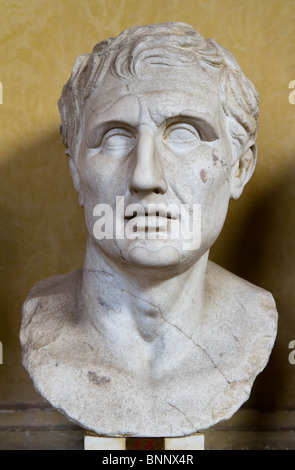 A portrait head of the comic poet Menander - a fine marble sculpture ...