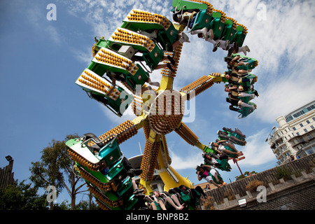 Adventure Island, Funfair, Amusement park, Water slide ride. Southend ...