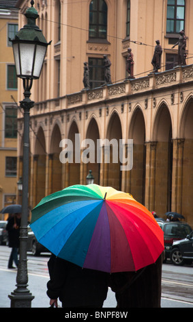 Street Scene in Munich, Germany. State: Germany. Place: Munich Stock ...
