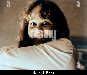 Linda Blair / The Exorcist / 1973 directed by William Friedkin Stock ...