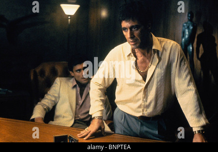 Al Pacino as Tony Montana Steven Bauer as Manny Ribera SCARFACE 1983 ...