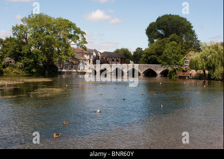 the picturesque village of Fordingbridge in Hampshire Stock Photo ...